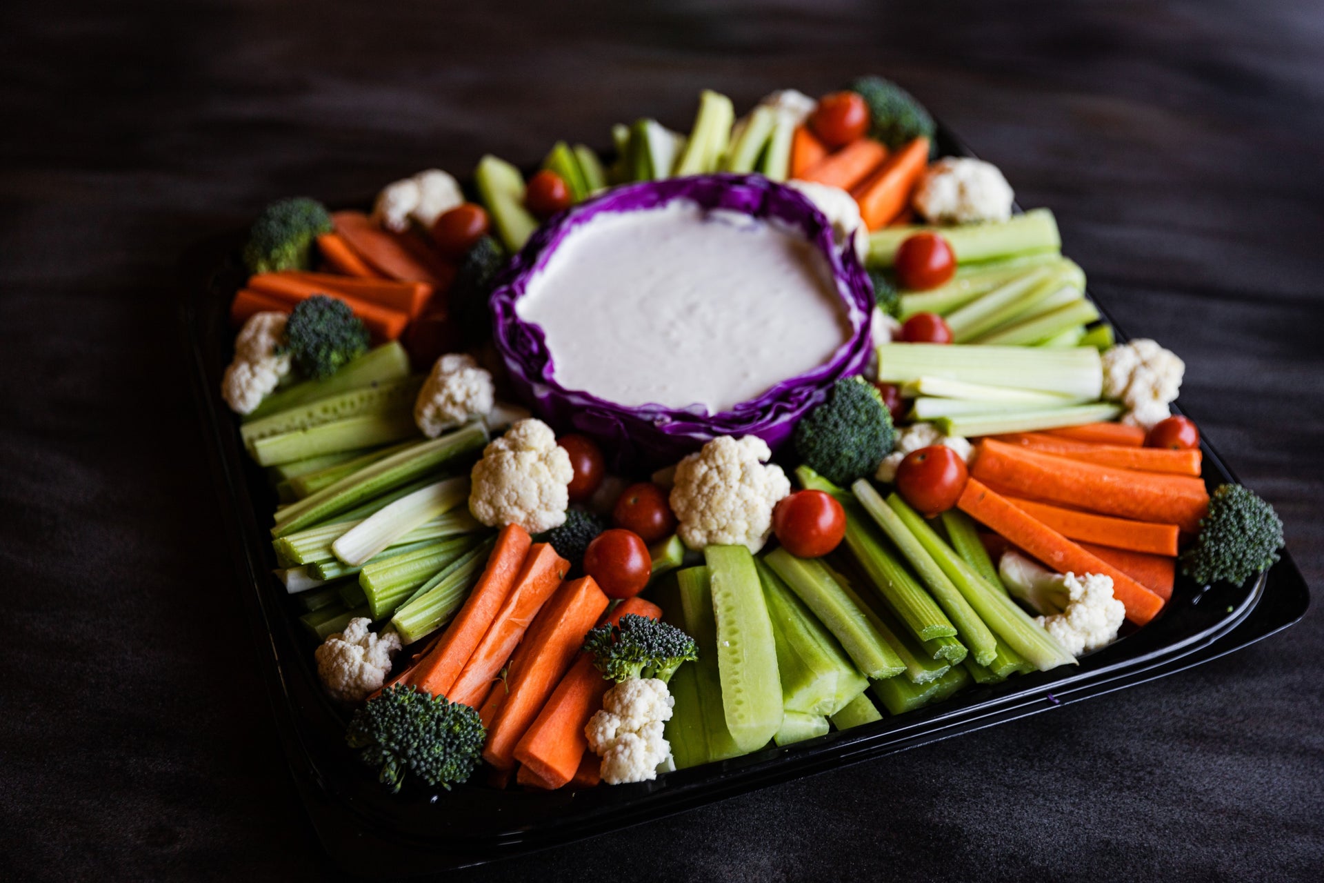 vegetable serving platters